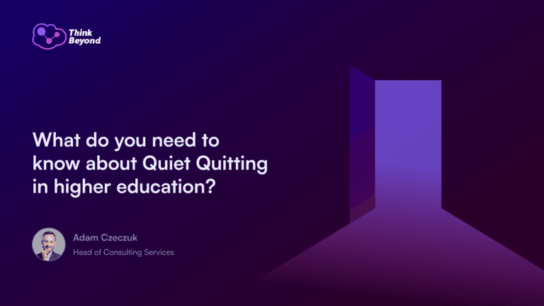 'Quiet quitting' in higher education